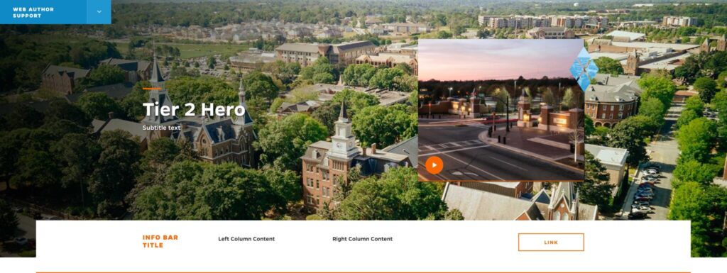 Hero Modules | Web Author Support